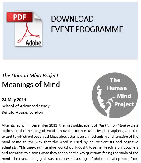 Meanings of Mind - Human Mind Project